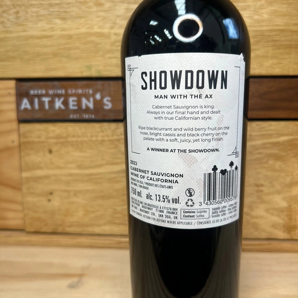 Showdown ‘Man with the Ax’ Cabernet Sauvignon - California, USA – Aitken's