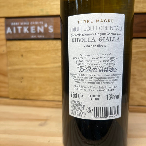Piera 1899 'Terre Magre' Ribolla Gialla – Aitken's