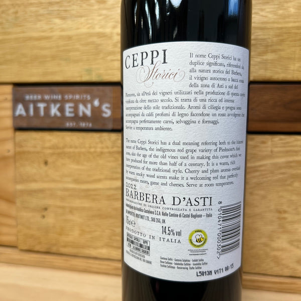Ceppi Storici, Barbera d’Asti, Pidemonte, Italy – Aitken's