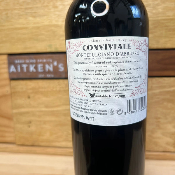 Conviviale Montepulciano d’Abruzzo DOC – Aitken's