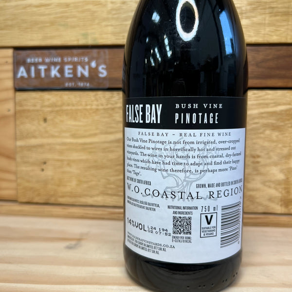 False Bay Bush Vine Pinotage, WO Coastal region – Aitken's
